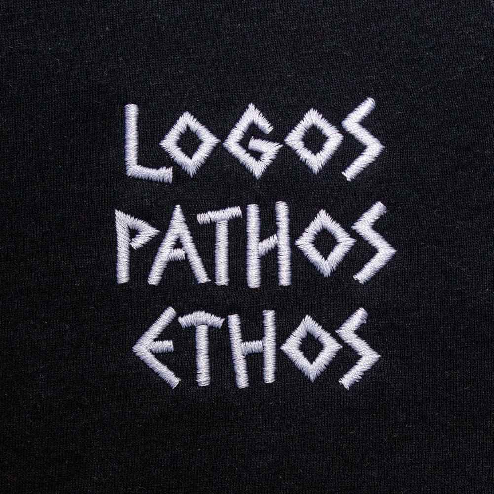 Logos Pathos Ethos - Embroidered – The Philosopher's Shirt