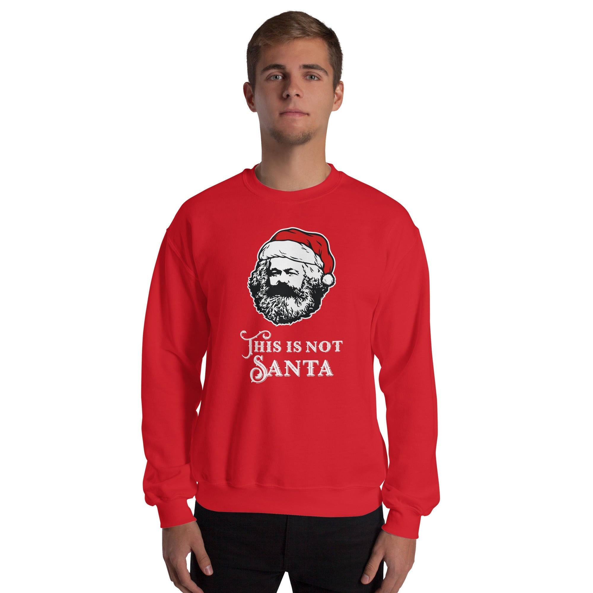 Marx - This Is Not Santa - Sweatshirt – The Philosopher's Shirt