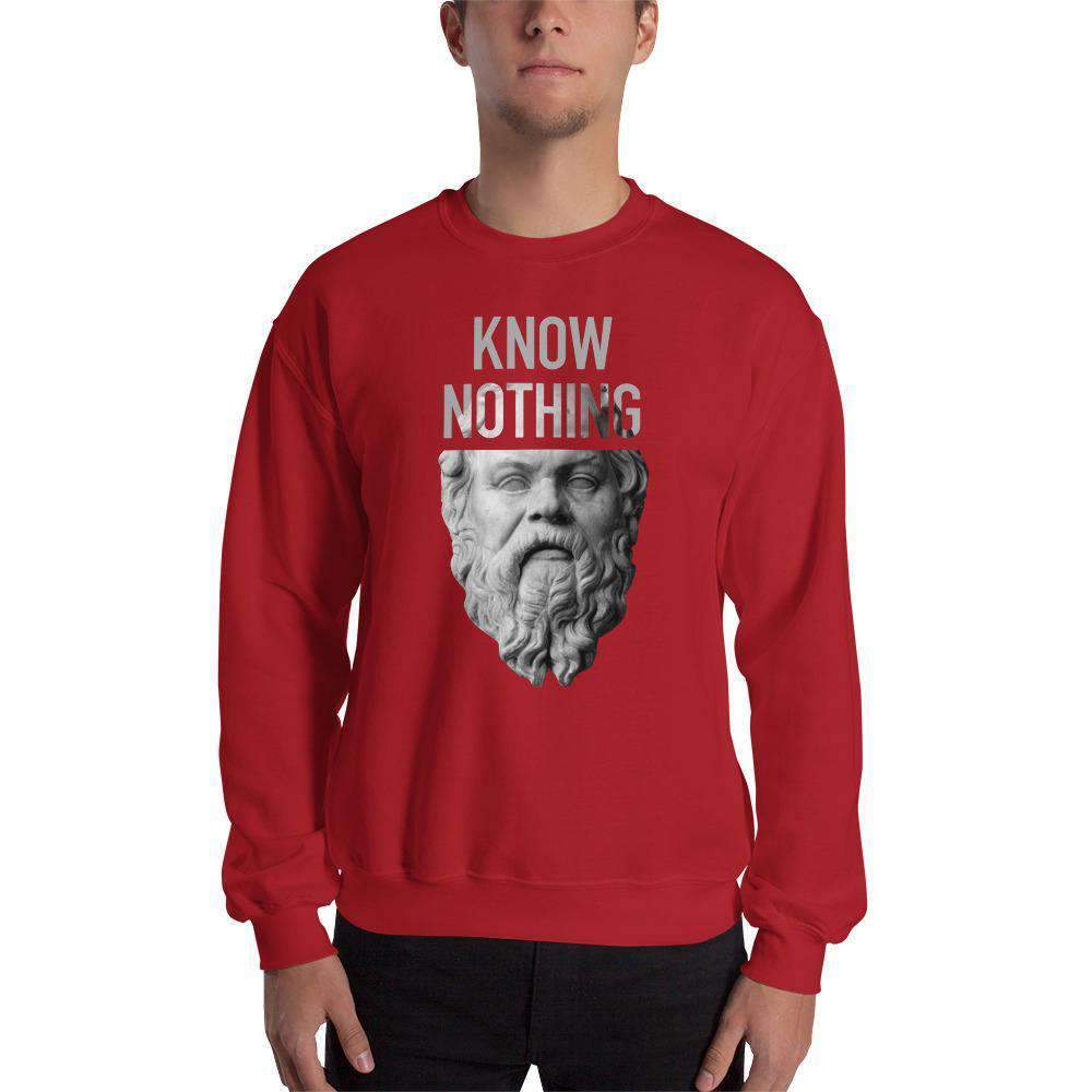 Socrates - Know Nothing - Sweatshirt – The Philosopher's Shirt